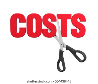 Costs Cuts Concept 3d Rendering Stock Illustration 564438445 | Shutterstock
