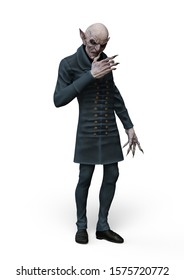 Count Vampire White Background 3d Illustration Stock Illustration ...