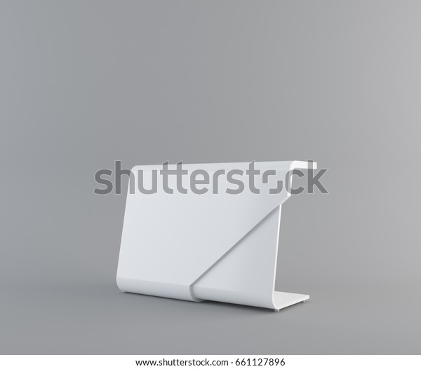 Counter Display Side View 3d Rendering Stock Illustration 661127896 ...