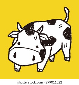Cow Doodle Stock Illustration 299011322 | Shutterstock