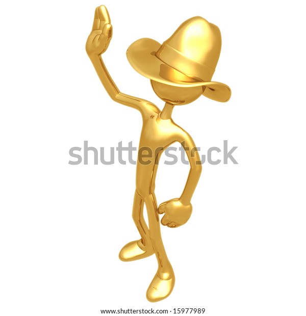 Cowboy Waving Stock Illustration 15977989 | Shutterstock