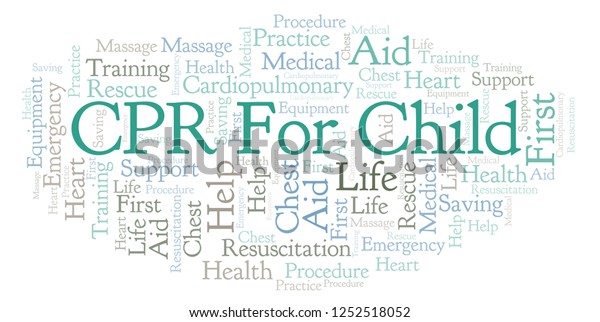Cpr Child Word Cloud Made Text Stock Illustration 1252518052 | Shutterstock