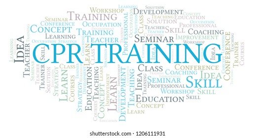 Cpr Training Word Cloud Stock Illustration 1206111931 | Shutterstock