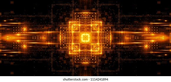 62 Cpu socket. modern technology. big data center. mobile device. light ...
