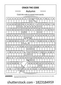 Crack Code Word Game Codebreaker Word Stock Illustration 1823184959 ...