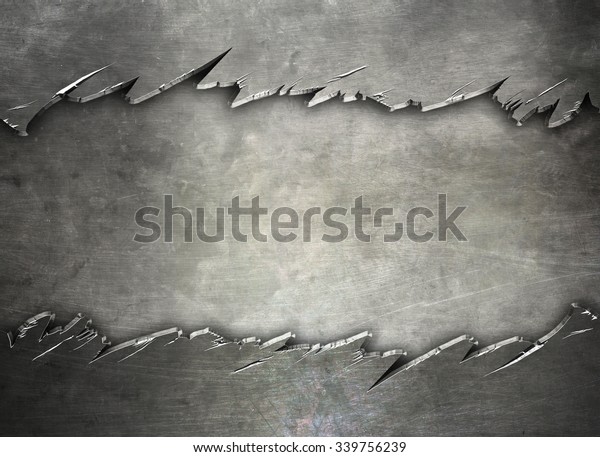 Crack Metal Background Template Stock-illustration 339756239 | Shutterstock