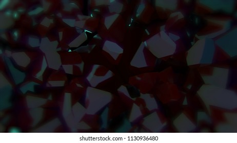 Crack Rock 3d Render Alpha 스톡 일러스트 1130936480 | Shutterstock