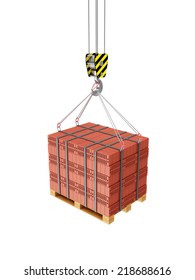6,273 Crane lifts brick Images, Stock Photos & Vectors | Shutterstock