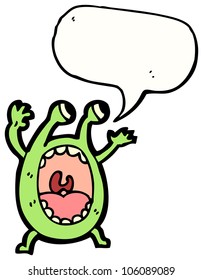 Crazy Alien Cartoon Stock Illustration 106089089 | Shutterstock