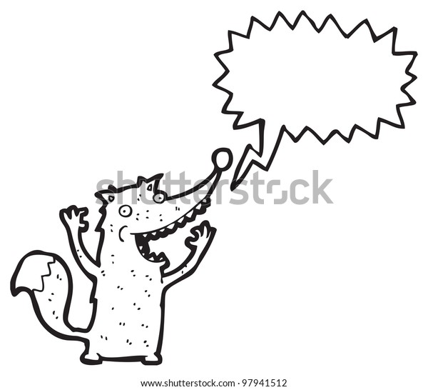 Crazy Fox Cartoon Stock Illustration 97941512 | Shutterstock