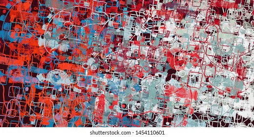 Crazy Sketch Random Pattern Chaos Variety Stock Illustration 1454110601 ...