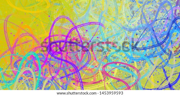 Crazy Sketch Random Pattern Chaos Variety Stock Illustration 1453959593 ...