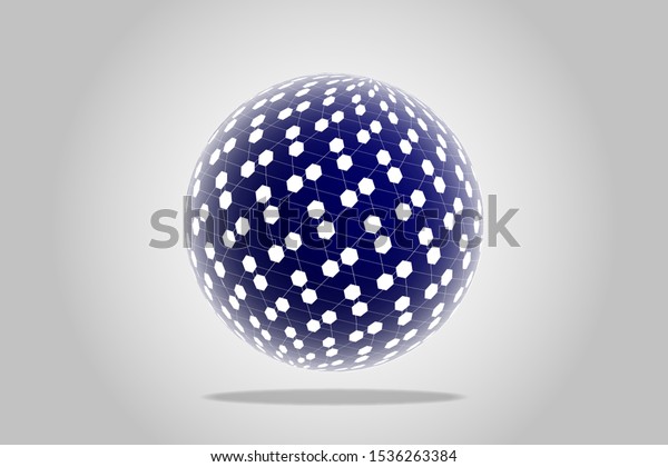 Create Spherical Tesseract Shape Stock Illustration 1536263384 ...