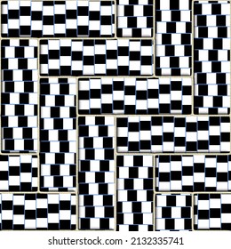 Creative 3d Checker Texture Form Square Stock Illustration 2132335741 ...