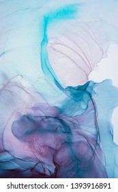 Creative Abstract Artwork Translucent Ink Colors Stock Illustration ...