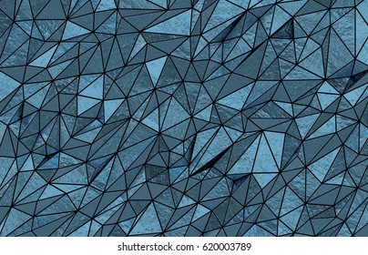 Creative Abstract Geometric Background 3d Rendering Stock Illustration ...