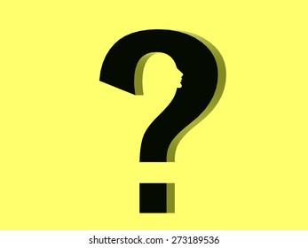 Cartoon Question Mark Symbol Vector Illustration: เวกเตอร์สต็อก (ปลอด ...