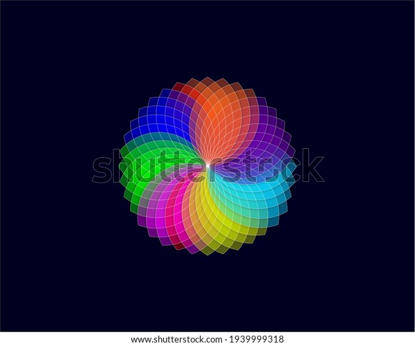 Creative Circle Shape Illustration Design Stock Illustration 1939999318 ...