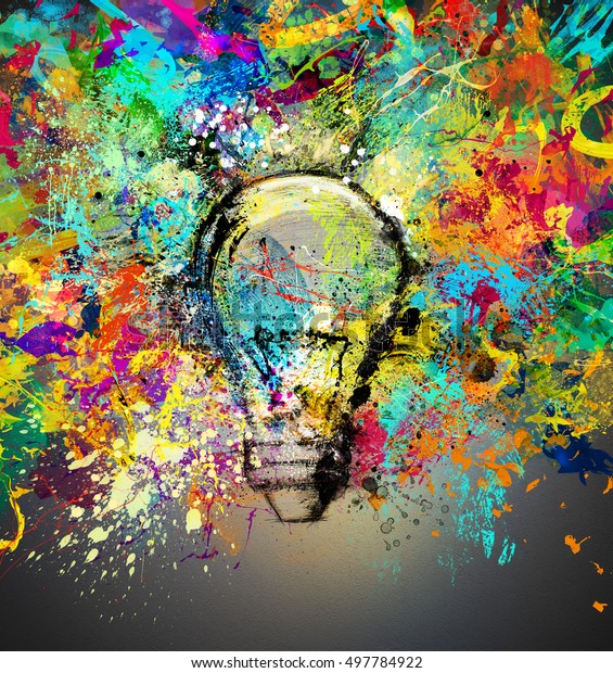 Creative Colorful Idea Stock Illustration 497784922 | Shutterstock