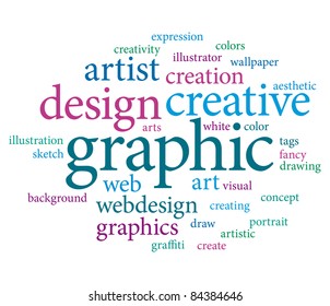 Creative Design Word Cloud Stock Illustration 84384646 | Shutterstock