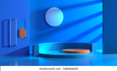 Creative Drawing 3d Simulation Scene Color Stock Illustration 1683666643