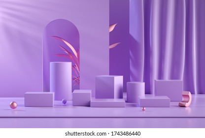 Creative Drawing 3d Simulation Scene Color Stock Illustration ...