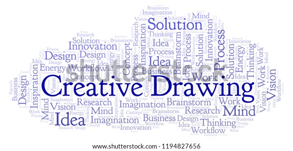 Creative Drawing Word Cloud Made Text Stock Illustration 1194827656