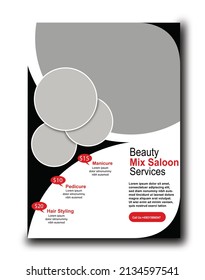 Creative Flyer Design Without Mockup Stock Illustration 2134597541 ...