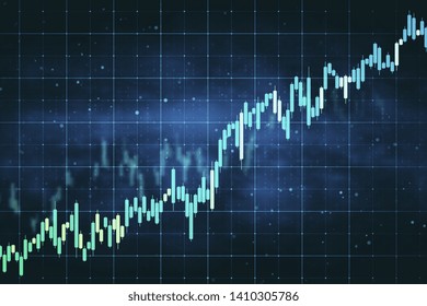 Creative Forex Chart Grid Sketch On Stock Illustration 1410305786 ...
