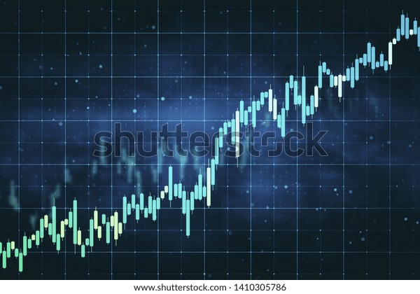 Creative Forex Chart Grid Sketch On Stock Illustration 1410305786 ...