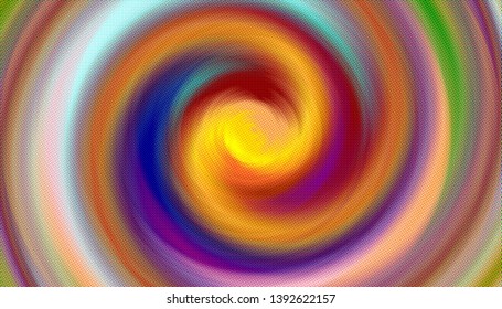 Creative Futuristic Colored Vortex Pattern Stock Illustration ...