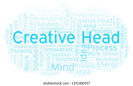 Creative Head Word Cloud Made Text Stock Illustration 1191400357 ...