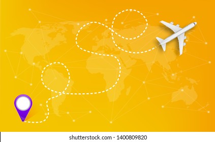 Flight-paths Images, Stock Photos & Vectors | Shutterstock