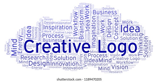Creative Logo Word Cloud Made Text Stock Illustration 1189470205 ...