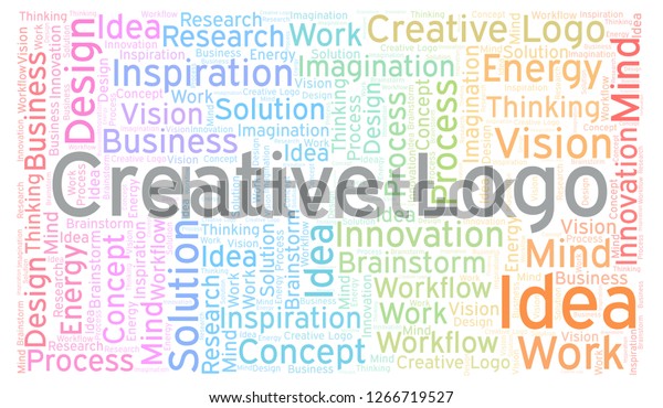 Creative Logo Word Cloud Made Text Stock Illustration 1266719527 ...