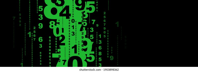 Creative Modern Background Numbers Stock Illustration 1903898362 ...