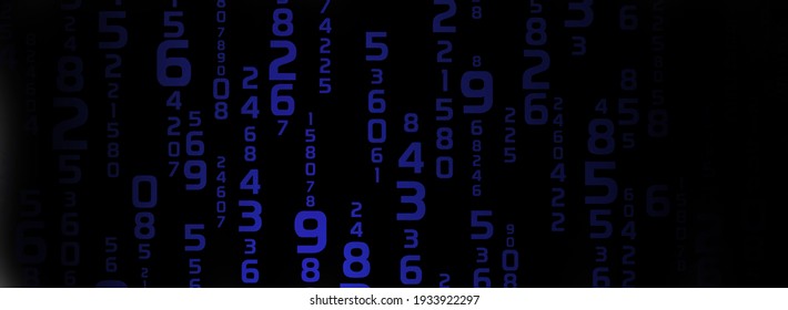 Creative Modern Background Numbers Stock Illustration 1933922297