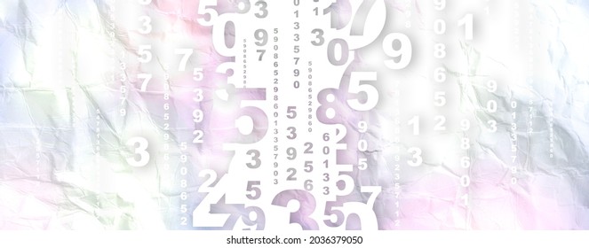 Creative Modern Background Numbers Stock Vector (Royalty Free) 2094154834