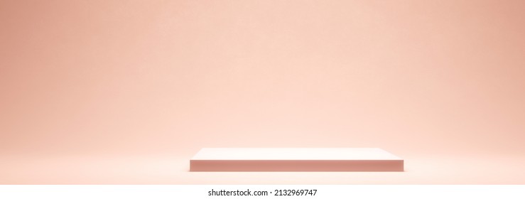 Creative Rectangle Stage Pedestal Platform Flowing Stock Illustration ...
