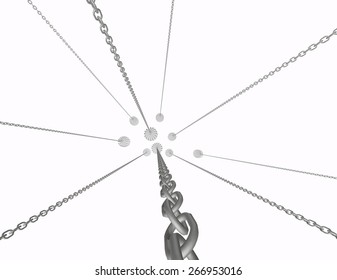 Creative Render Chains Stock Illustration 266953016 | Shutterstock