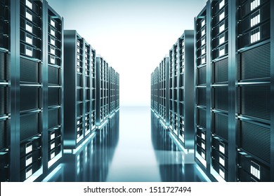 Creative Server Room Background Technology Hardware Stock Illustration ...