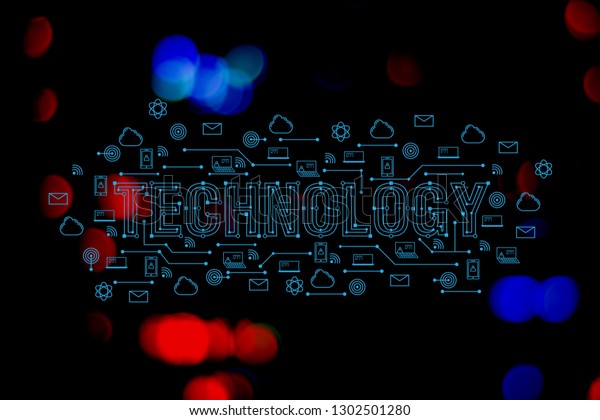 Creative Technology Illustration Background Creative Illustration Stock ...