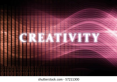 Creativity Abstract Background Concept Art Stock Illustration 57211300 ...