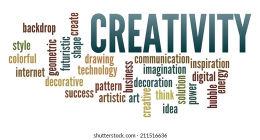 Creativity Word Collage Stock Illustration 211516636 | Shutterstock