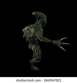 Creature Alien Z 3d Render Games Stock Illustration 1843967821 ...