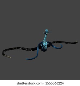 Creature Human Mutant 3d Render Stock Illustration 1555566224 ...