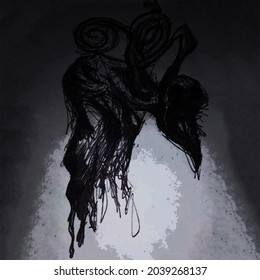 Creature Screaming Dark Stock Illustration 2039268137 | Shutterstock