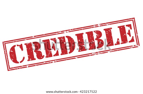 Credible Stamp Stock Illustration 423217522 | Shutterstock
