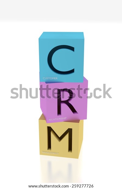 Crm Box 3d Render Stock Illustration 259277726 | Shutterstock