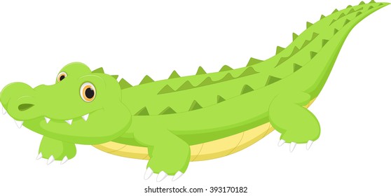 Crocodile Cartoon Stock Illustration 393170182 | Shutterstock